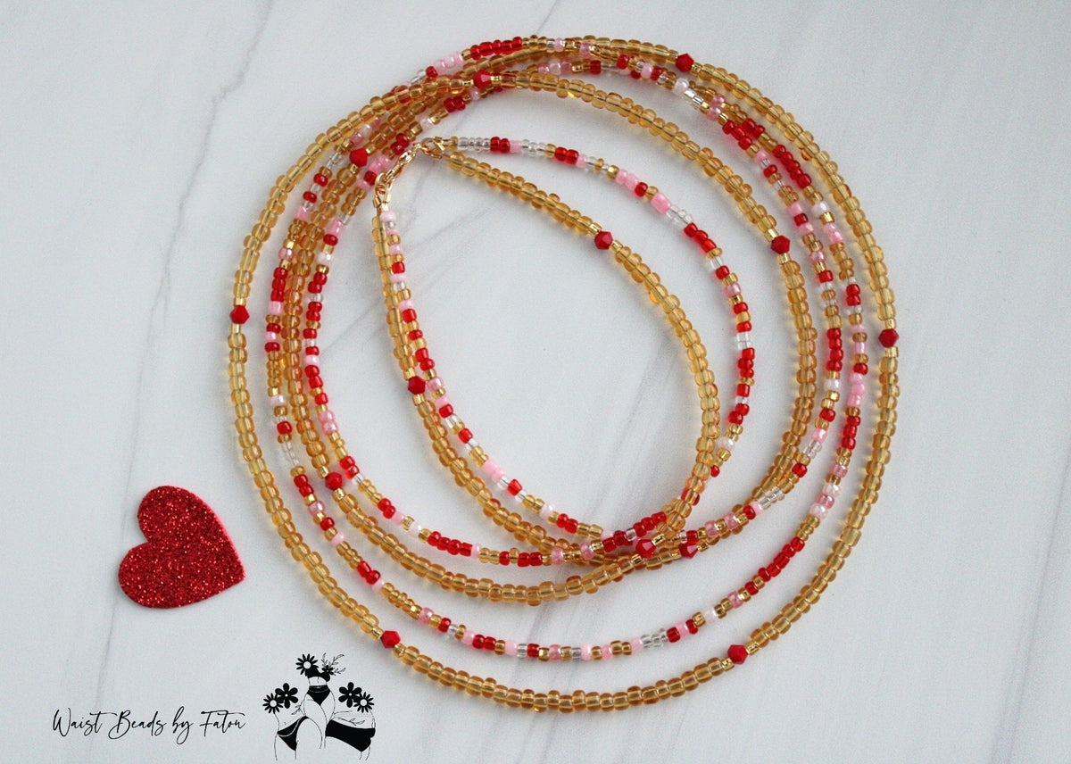 41" Ready Made - RGOB – Waist Beads By Fatou